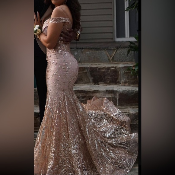 Dresses | Rose Gold Prom Dress | Poshmark